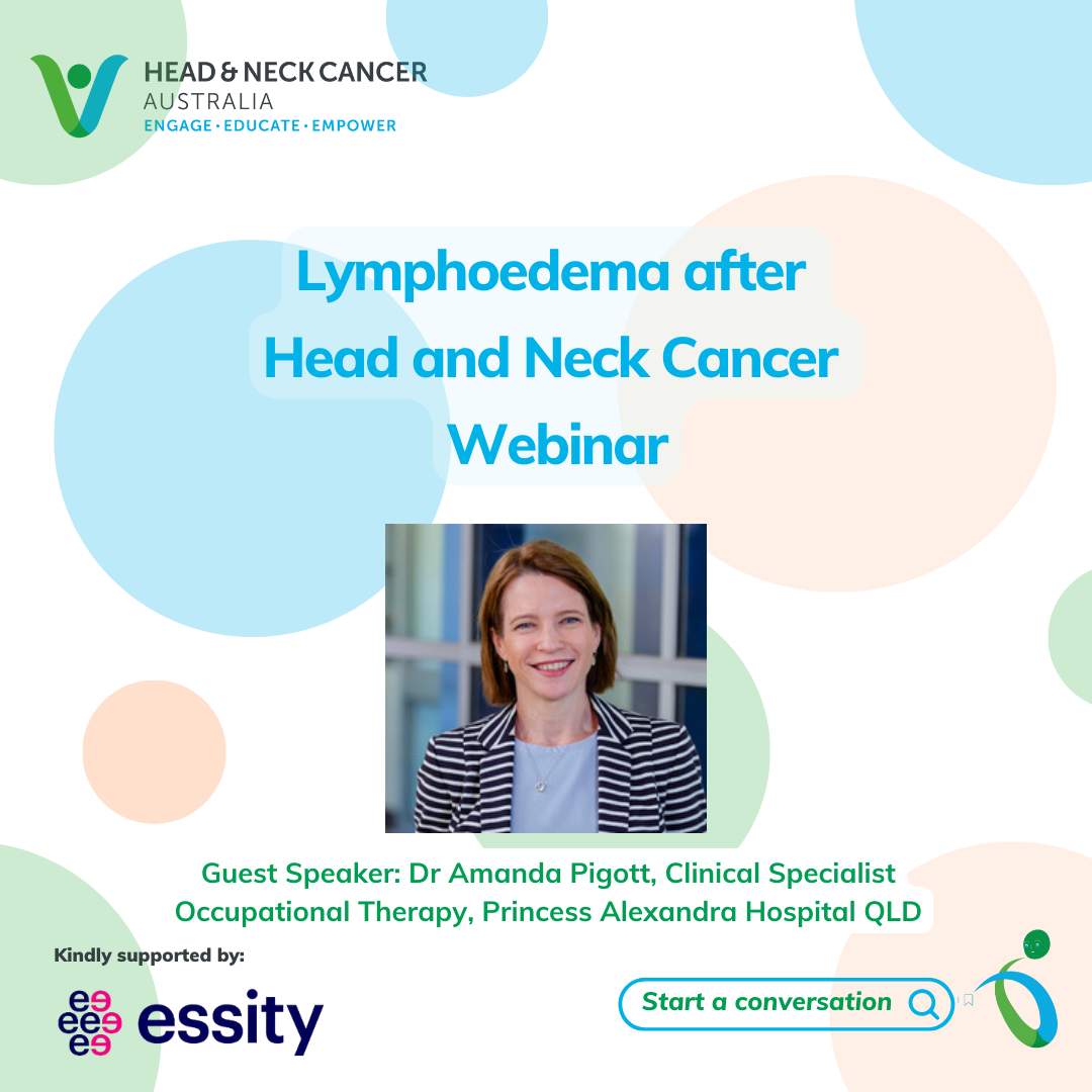 Webinar: Lymphoedema after Head and Neck Cancer Treatment | Head and ...